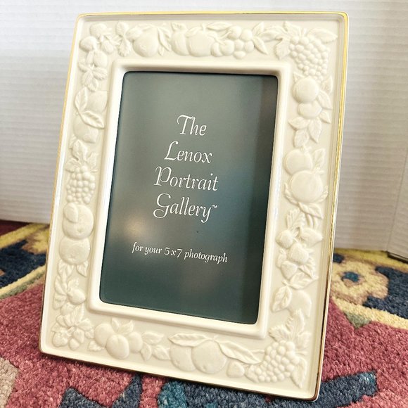 Lenox | Accents | Vintage Lenox Ceramic Ivory Picture Frame 5 X 7 ...